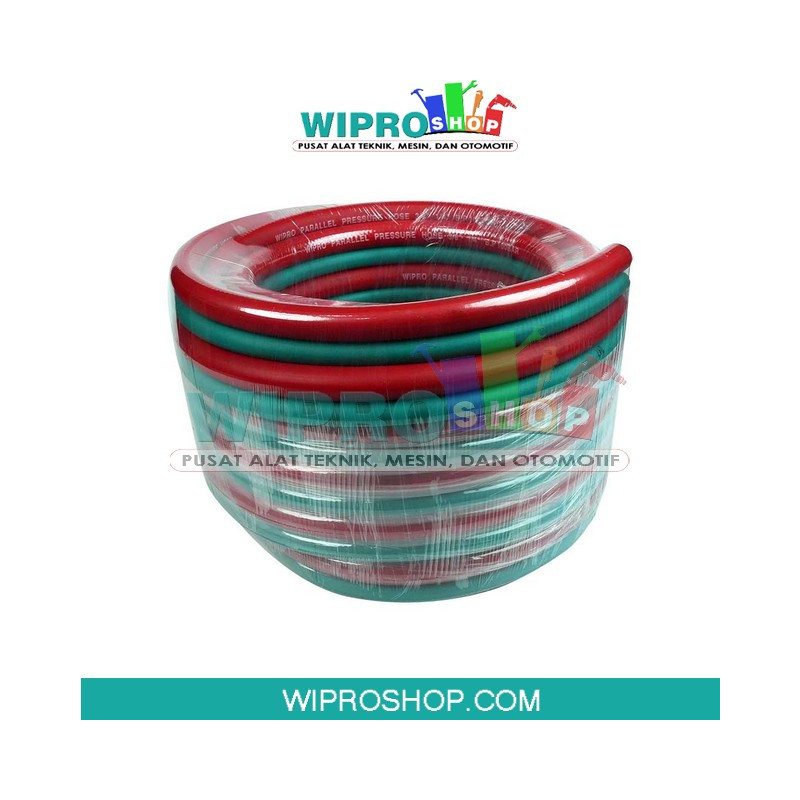 WIPRO Selang Las Double Italy SLD-88A 1/4x3/8x10M (Hijau/Merah)